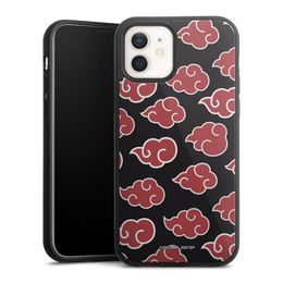 DeinDesign iPhone 12 Handy Gallery Case Handyh&uuml;lle 9H Geh&auml;rtetes Glas R&uuml;ckseite H&uuml;lle Akatsuki Naruto Shippuden Pattern Gallery Case