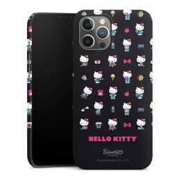 DeinDesign iPhone 12 Pro Max Handy Premium Case Smartphone Handyh&uuml;lle Schutzh&uuml;lle matt Kindheit Merchandise Hello Kitty Premium Case