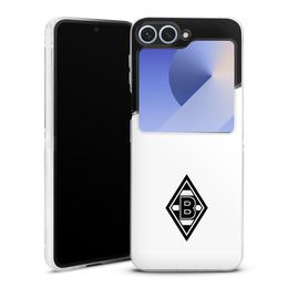 DeinDesign Galaxy Z Flip 6 Handy Hard Case Schutzh&uuml;lle transparent Smartphone Handy H&uuml;lle Bmg Borussia M&ouml;nchengladbach Gladbach Hard Case