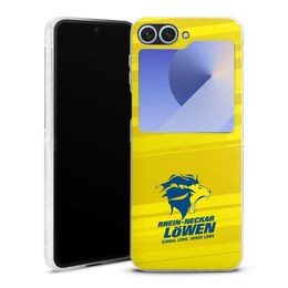 DeinDesign Galaxy Z Flip 7 FE Handy Hard Case Schutzh&uuml;lle transparent Smartphone Handy H&uuml;lle Rhein-Neckar-L&ouml;wen Official Licensed Product Rnl Hard Case