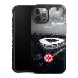 DeinDesign iPhone 12 Pro Max Handy Panzer Handyh&uuml;lle robuste Outdoor H&uuml;lle Schutzh&uuml;lle gl&auml;nzend Eintracht Frankfurt Sge Stadium Tough Case
