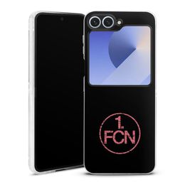 DeinDesign Galaxy Z Flip 7 FE Handy Hard Case Schutzh&uuml;lle transparent Smartphone Handy H&uuml;lle Merchandise Hard Case