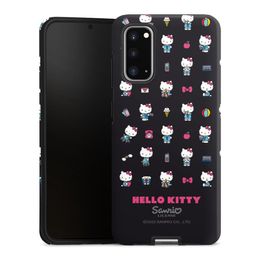 DeinDesign Galaxy S20 Handy Panzer Handyh&uuml;lle robuste Outdoor H&uuml;lle Schutzh&uuml;lle matt Kindheit Merchandise Hello Kitty Tough Case