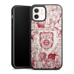 DeinDesign iPhone 12 Handy Gallery Case Handyh&uuml;lle 9H Geh&auml;rtetes Glas R&uuml;ckseite H&uuml;lle Fcb 125 Jahre Fc Bayern M&uuml;nchen Official Licensed Product Gallery Case
