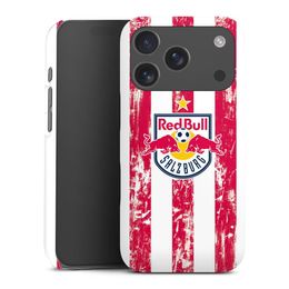DeinDesign iPhone 17 Pro Handy Premium Case Smartphone Handyh&uuml;lle Schutzh&uuml;lle matt Stripes Fc Red Bull Salzburg Official Licensed Product Premium Case