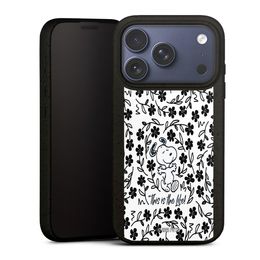 DeinDesign iPhone 17 Pro Handy PLA Handyh&uuml;lle Handyh&uuml;lle aus nachwachsenden Rohstoffen Organic Case Peanuts Flowers Snoopy Organic Case