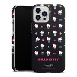 DeinDesign iPhone 13 Pro Max Handy Premium Case Smartphone Handyh&uuml;lle Schutzh&uuml;lle matt Kindheit Merchandise Hello Kitty Premium Case