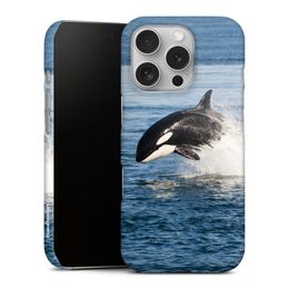 DeinDesign iPhone 16 Pro Handy Premium Case Smartphone Handyh&uuml;lle Schutzh&uuml;lle matt Orca Ocean Wale Premium Case