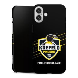DeinDesign iPhone 16 Plus Handy Premium Case Smartphone Handyh&uuml;lle Schutzh&uuml;lle matt Sports Krefeld Pinguine Ice Hockey Premium Case