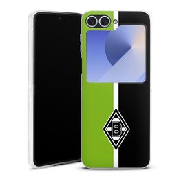 DeinDesign Galaxy Z Flip 6 Handy Hard Case Schutzh&uuml;lle transparent Smartphone Handy H&uuml;lle Gladbach Bundesliga Borussia M&ouml;nchengladbach Hard Case