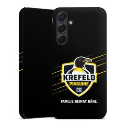 DeinDesign Galaxy A55 5G Handy Premium Case Smartphone Handyh&uuml;lle Schutzh&uuml;lle matt Sports Krefeld Pinguine Ice Hockey Premium Case