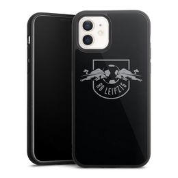 DeinDesign iPhone 12 Handy Gallery Case Handyh&uuml;lle 9H Geh&auml;rtetes Glas R&uuml;ckseite H&uuml;lle Official Licensed Product Logo Rb Leipzig Gallery Case