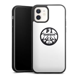 DeinDesign iPhone 12 Handy Gallery Case Handyh&uuml;lle 9H Geh&auml;rtetes Glas R&uuml;ckseite H&uuml;lle Eagle Logo Eintracht Frankfurt Gallery Case