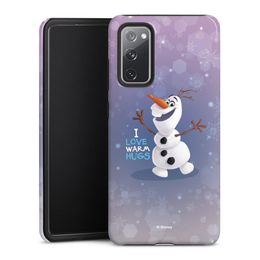 DeinDesign Galaxy S20 FE 5G Handy Panzer Handyh&uuml;lle robuste Outdoor H&uuml;lle Schutzh&uuml;lle gl&auml;nzend Frozen Olaf Official Licensed Product Frozen Tough Case