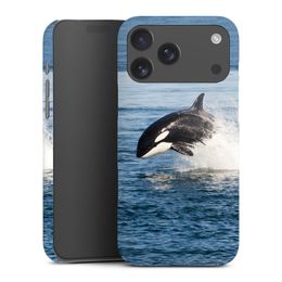 DeinDesign iPhone 17 Pro Max Handy Premium Case Smartphone Handyh&uuml;lle Schutzh&uuml;lle matt Orca Ocean Wale Premium Case