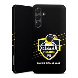 DeinDesign Galaxy A35 5G Handy Premium Case Smartphone Handyh&uuml;lle Schutzh&uuml;lle matt Sports Krefeld Pinguine Ice Hockey Premium Case