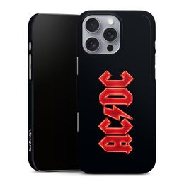 DeinDesign iPhone 16 Pro Max Handy Premium Case Smartphone Handyh&uuml;lle Schutzh&uuml;lle gl&auml;nzend Official Licensed Product Acdc Logo Premium Case