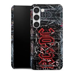 DeinDesign Galaxy S23 Handy Premium Case Smartphone Handyh&uuml;lle Schutzh&uuml;lle matt Merchandise Acdc Official Licensed Product Premium Case