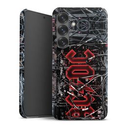 DeinDesign Galaxy S25 Handy Premium Case Smartphone Handyh&uuml;lle Schutzh&uuml;lle gl&auml;nzend Merchandise Acdc Official Licensed Product Premium Case