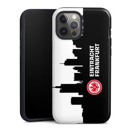 DeinDesign iPhone 12 Pro Max Handy Panzer Handyh&uuml;lle robuste Outdoor H&uuml;lle Schutzh&uuml;lle gl&auml;nzend Eintracht Frankfurt Sge Official Licensed Product Tough Case