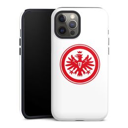 DeinDesign iPhone 12 Pro Max Handy Panzer Handyh&uuml;lle robuste Outdoor H&uuml;lle Schutzh&uuml;lle gl&auml;nzend Eintracht Frankfurt Sge Official Licensed Product Tough Case