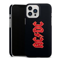 DeinDesign iPhone 13 Pro Max Handy Premium Case Smartphone Handyh&uuml;lle Schutzh&uuml;lle matt Official Licensed Product Acdc Logo Premium Case
