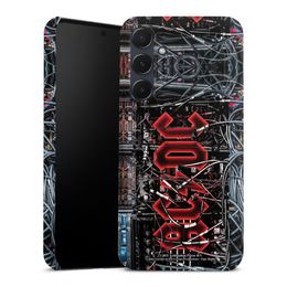 DeinDesign Galaxy A55 5G Handy Premium Case Smartphone Handyh&uuml;lle Schutzh&uuml;lle gl&auml;nzend Merchandise Acdc Official Licensed Product Premium Case