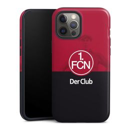 DeinDesign iPhone 12 Pro Max Handy Panzer Handyh&uuml;lle robuste Outdoor H&uuml;lle Schutzh&uuml;lle gl&auml;nzend Official Licensed Product Der Club 1. Fc N&uuml;rnberg Tough Case