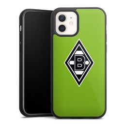 DeinDesign iPhone 12 Handy Gallery Case Handyh&uuml;lle 9H Geh&auml;rtetes Glas R&uuml;ckseite H&uuml;lle Borussia M&ouml;nchengladbach Soccer Gladbach Gallery Case