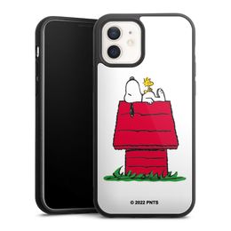 DeinDesign iPhone 12 Handy Gallery Case Handyh&uuml;lle 9H Geh&auml;rtetes Glas R&uuml;ckseite H&uuml;lle Snoopy Peanuts Official Licensed Product Gallery Case