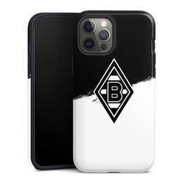 DeinDesign iPhone 12 Pro Max Handy Panzer Handyh&uuml;lle robuste Outdoor H&uuml;lle Schutzh&uuml;lle gl&auml;nzend Bmg Borussia M&ouml;nchengladbach Gladbach Tough Case
