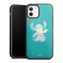 DeinDesign iPhone 12 Handy Gallery Case Handyh&uuml;lle 9H Geh&auml;rtetes Glas R&uuml;ckseite H&uuml;lle Lilo & Stitch Official Licensed Product Disney Gallery Case