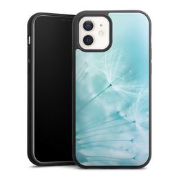 DeinDesign iPhone 12 Handy Gallery Case Handyh&uuml;lle 9H Geh&auml;rtetes Glas R&uuml;ckseite H&uuml;lle Dandelion Winter Flower Gallery Case