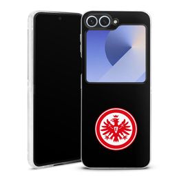 DeinDesign Galaxy Z Flip 7 FE Handy Hard Case Schutzh&uuml;lle transparent Smartphone Handy H&uuml;lle Eagle Eintracht Frankfurt Sge Hard Case