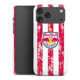 DeinDesign iPhone 17 Pro Max Handy Premium Case Smartphone Handyh&uuml;lle Schutzh&uuml;lle gl&auml;nzend Stripes Fc Red Bull Salzburg Official Licensed Product Premium Case