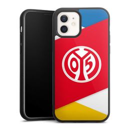 DeinDesign iPhone 12 Handy Gallery Case Handyh&uuml;lle 9H Geh&auml;rtetes Glas R&uuml;ckseite H&uuml;lle Official Licensed Product Soccer 1. Fsv Mainz 05 E.V. Gallery Case