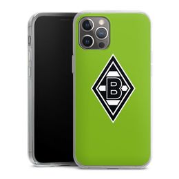 DeinDesign iPhone 12 Pro Max Handy Silikon H&uuml;lle Case transparent Handyh&uuml;lle Borussia M&ouml;nchengladbach Soccer Gladbach Silikon Case