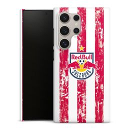 DeinDesign Galaxy S24 Ultra Handy Premium Case Smartphone Handyh&uuml;lle Schutzh&uuml;lle matt Stripes Fc Red Bull Salzburg Official Licensed Product Premium Case
