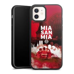 DeinDesign iPhone 12 Handy Gallery Case Handyh&uuml;lle 9H Geh&auml;rtetes Glas R&uuml;ckseite H&uuml;lle Mia San Mia Fcb Fc Bayern M&uuml;nchen Gallery Case