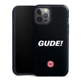DeinDesign iPhone 12 Pro Max Handy Panzer Handyh&uuml;lle robuste Outdoor H&uuml;lle Schutzh&uuml;lle gl&auml;nzend Bundesliga Official Licensed Product Eintracht Frankfurt Tough 