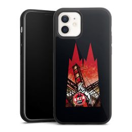 DeinDesign iPhone 12 Handy Gallery Case Handyh&uuml;lle 9H Geh&auml;rtetes Glas R&uuml;ckseite H&uuml;lle 1. Fc K&ouml;ln Cologne Cathedral Official Licensed Product Gallery Case