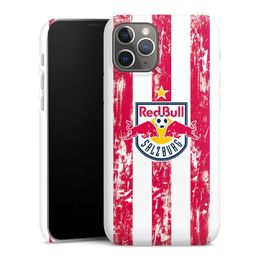 DeinDesign iPhone 12 Pro Handy Premium Case Smartphone Handyh&uuml;lle Schutzh&uuml;lle matt Stripes Fc Red Bull Salzburg Official Licensed Product Premium Case