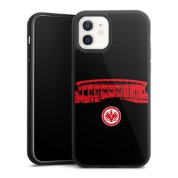 DeinDesign iPhone 12 Handy Gallery Case Handyh&uuml;lle 9H Geh&auml;rtetes Glas R&uuml;ckseite H&uuml;lle Official Licensed Product Eintracht Frankfurt Stadium Gallery Case