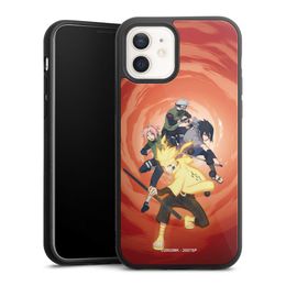 DeinDesign iPhone 12 Handy Gallery Case Handyh&uuml;lle 9H Geh&auml;rtetes Glas R&uuml;ckseite H&uuml;lle Sasuke Naruto Shippuden Sakura Gallery Case