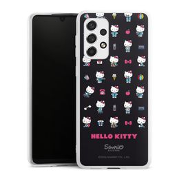 DeinDesign Galaxy A33 5G Handy Silikon H&uuml;lle Case transparent Handyh&uuml;lle Kindheit Merchandise Hello Kitty Silikon Case