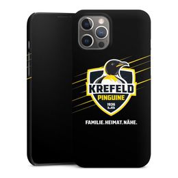 DeinDesign iPhone 12 Pro Max Handy Premium Case Smartphone Handyh&uuml;lle Schutzh&uuml;lle matt Sports Krefeld Pinguine Ice Hockey Premium Case