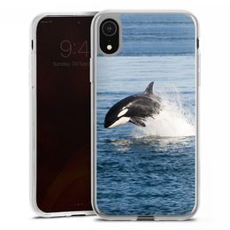 DeinDesign iPhone Xr Handy Silikon H&uuml;lle Case transparent Handyh&uuml;lle Orca Ocean Wale Silikon Case