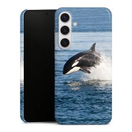 DeinDesign Galaxy S24+ Handy Premium Case Smartphone Handyh&uuml;lle Schutzh&uuml;lle gl&auml;nzend Orca Ocean Wale Premium Case