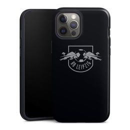 DeinDesign iPhone 12 Pro Max Handy Panzer Handyh&uuml;lle robuste Outdoor H&uuml;lle Schutzh&uuml;lle gl&auml;nzend Official Licensed Product Logo Rb Leipzig Tough Case