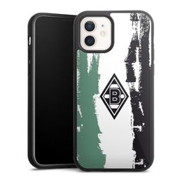 DeinDesign iPhone 12 Handy Gallery Case Handyh&uuml;lle 9H Geh&auml;rtetes Glas R&uuml;ckseite H&uuml;lle Official Licensed Product Borussia M&ouml;nchengladbach Coat Of Arms Gallery 